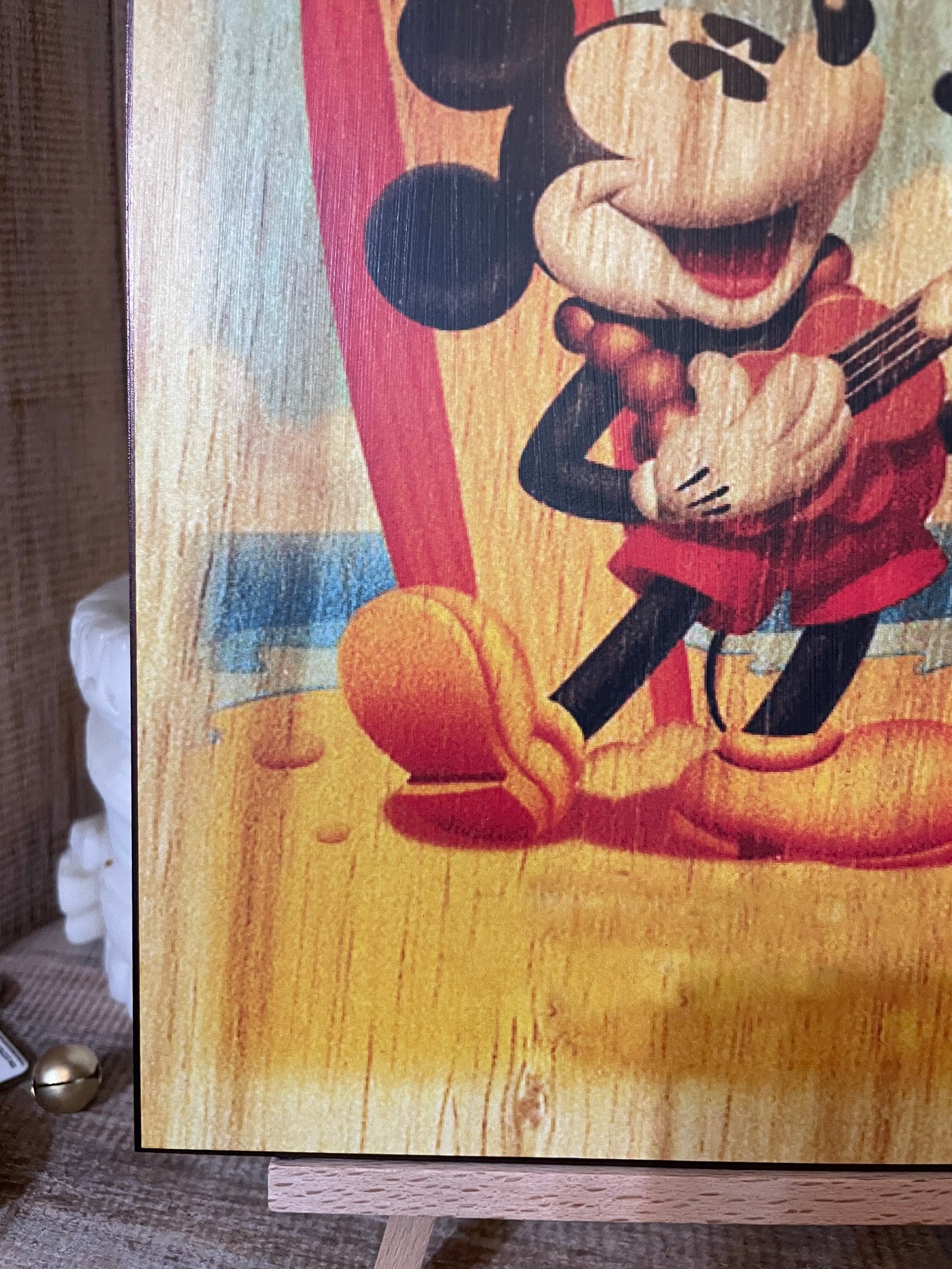 Aloha Mickey Mouse and Ukulele Disneyland Art - Etsy