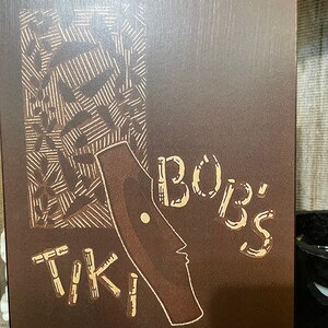 Tiki Bob's Restaurant Art - Etsy