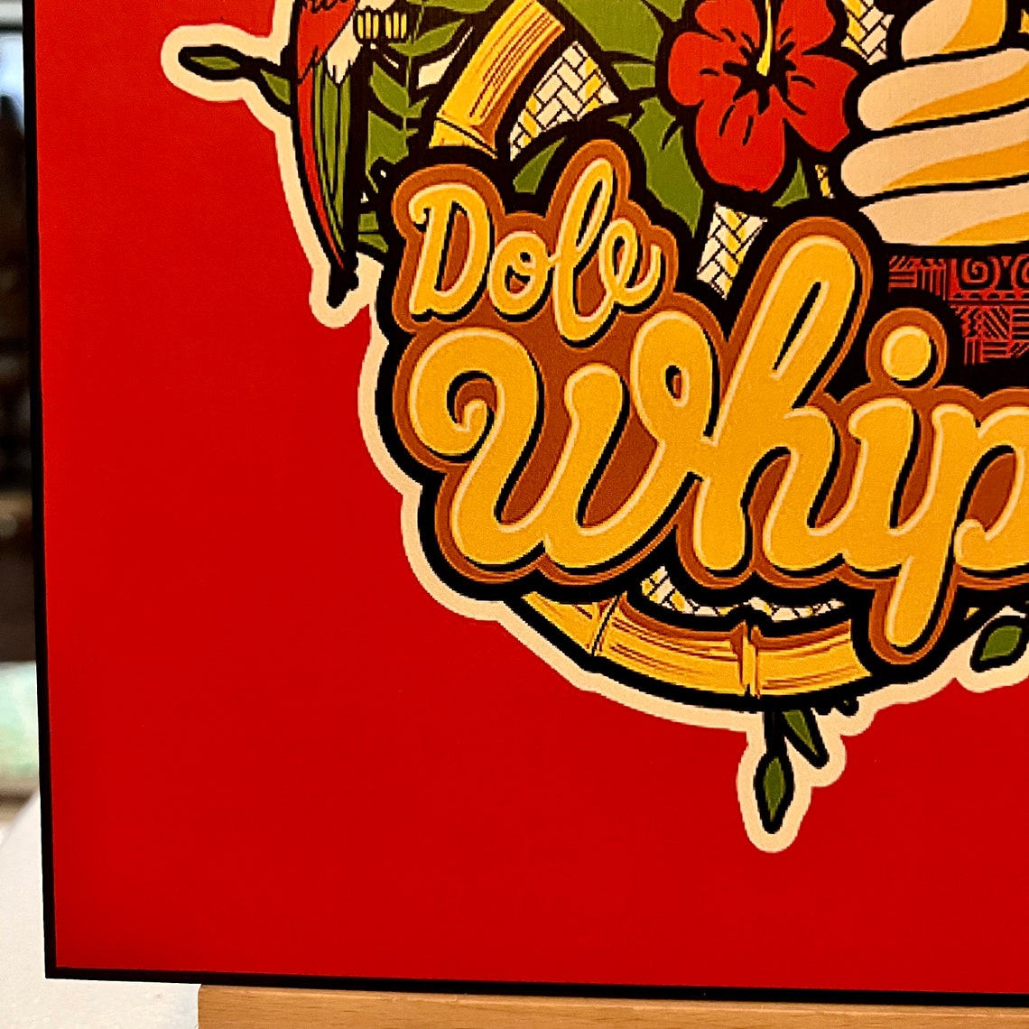 Adventureland Dole Whip Disney Art Decoupaged on Wood - Etsy