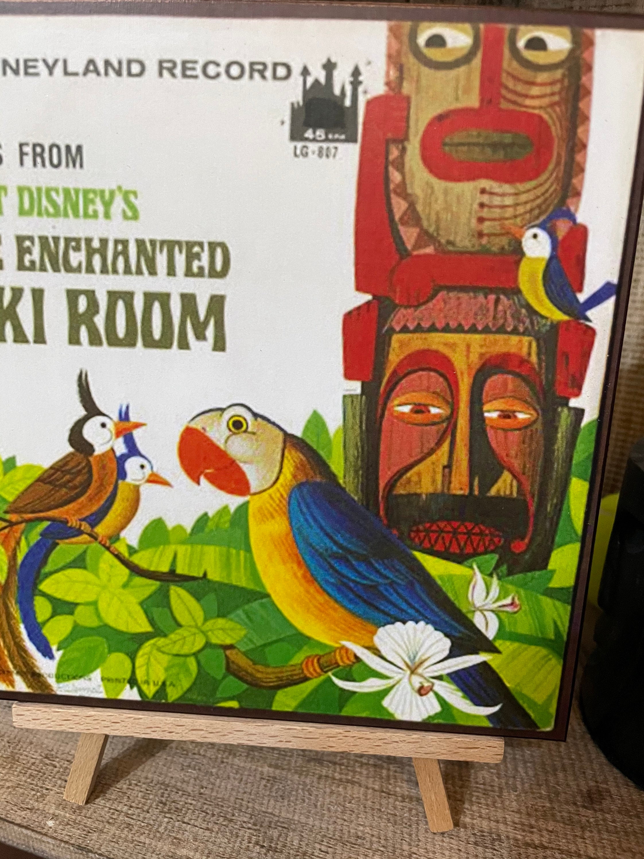 Walt Disney's Enchanted Tiki Room Vintage Lp Art | Etsy