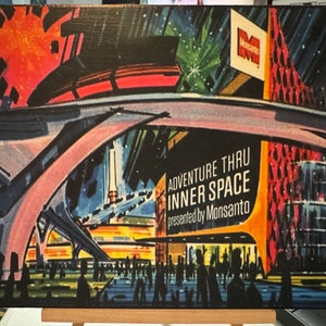 Adventure Thru Inner Space Disneyland Decoupaged Art - Etsy