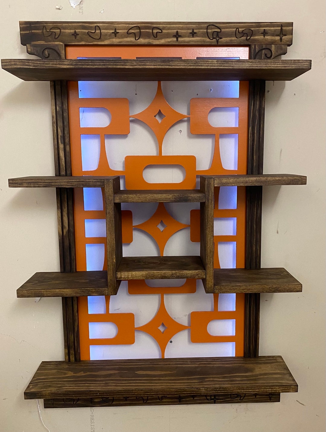 Groovy LED Light Shelf - Etsy