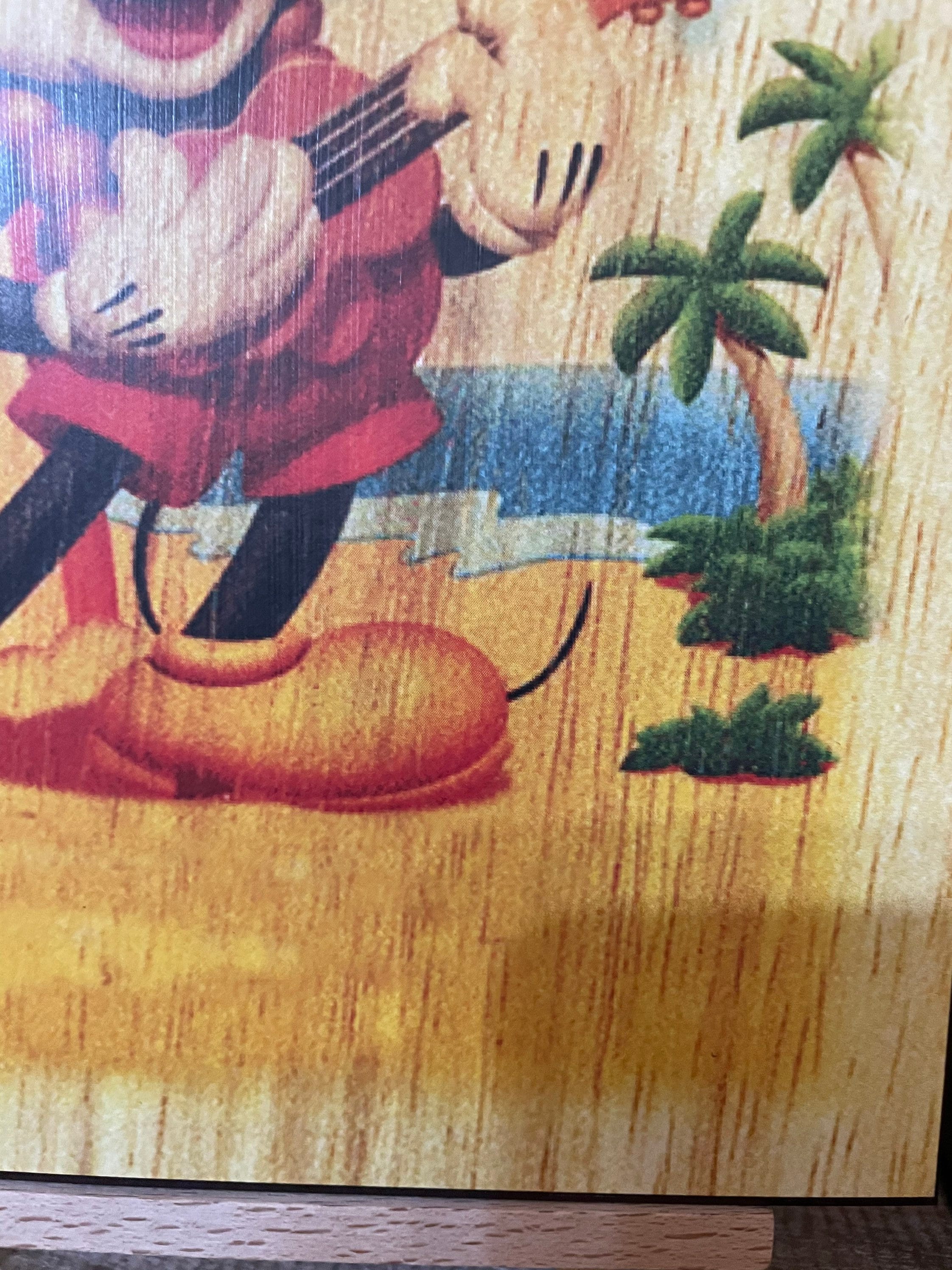 Aloha Mickey Mouse and Ukulele Disneyland Art | Etsy
