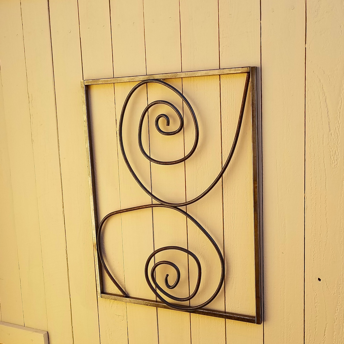 Rustic Metal Scrolls Wall Sculpture - Etsy
