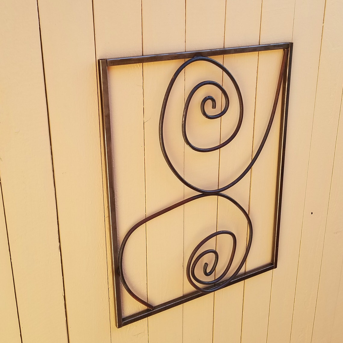 Rustic Metal Scrolls Wall Sculpture - Etsy