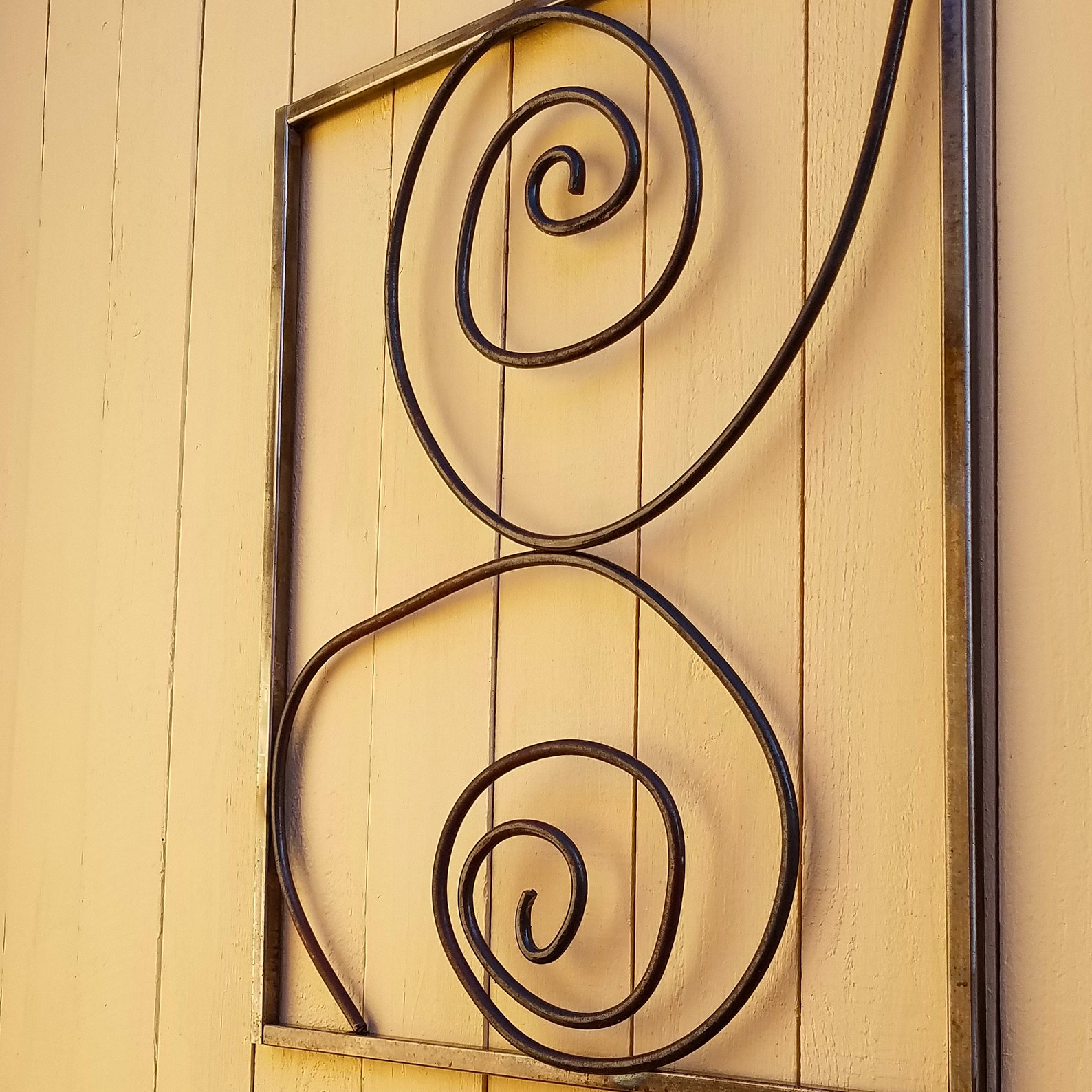 Rustic Metal Scrolls Wall Sculpture - Etsy
