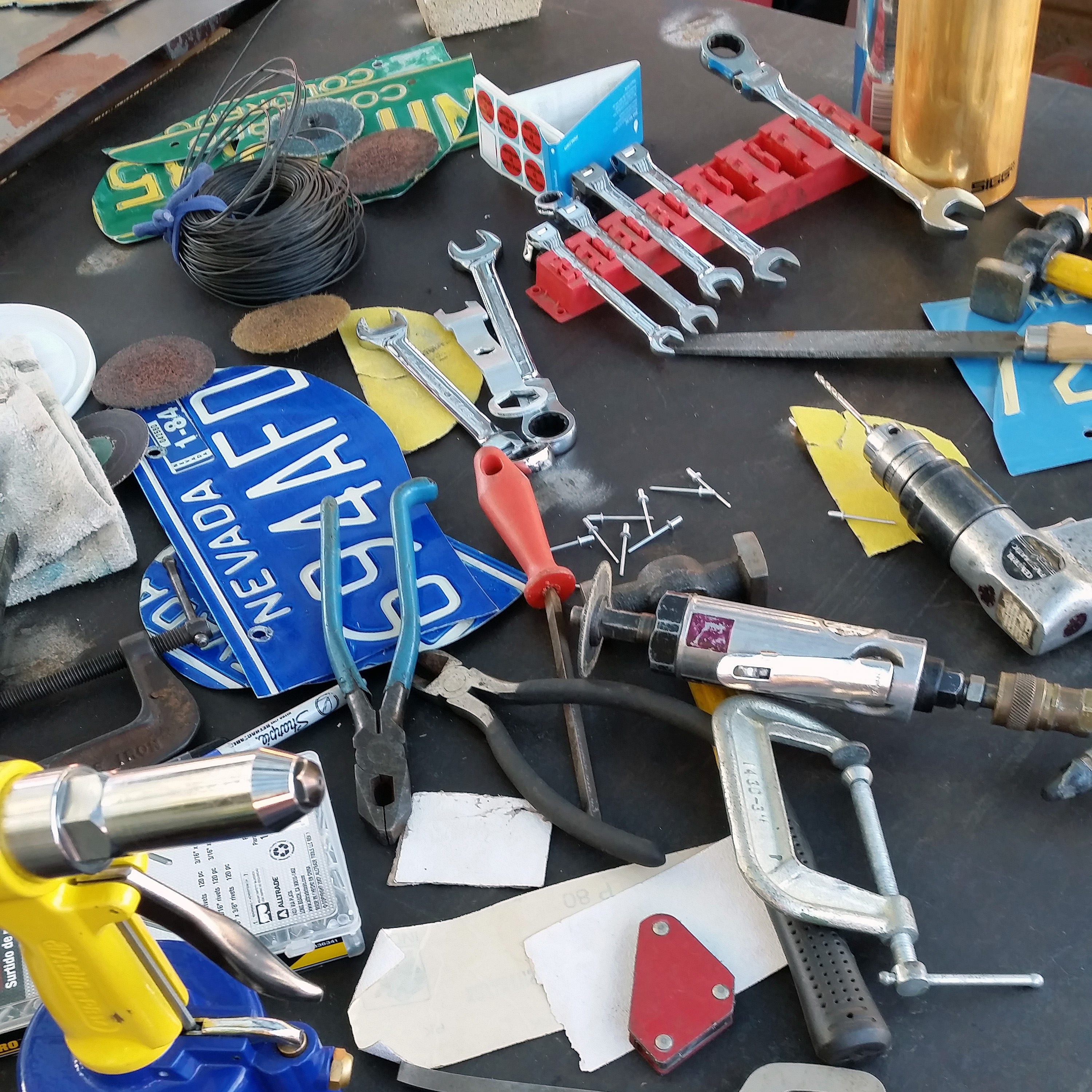 Nevada Blue 1982 Vintage License Plate Heart - Etsy