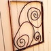 Wall Sculpture Rustic Metal Scrolls - Etsy