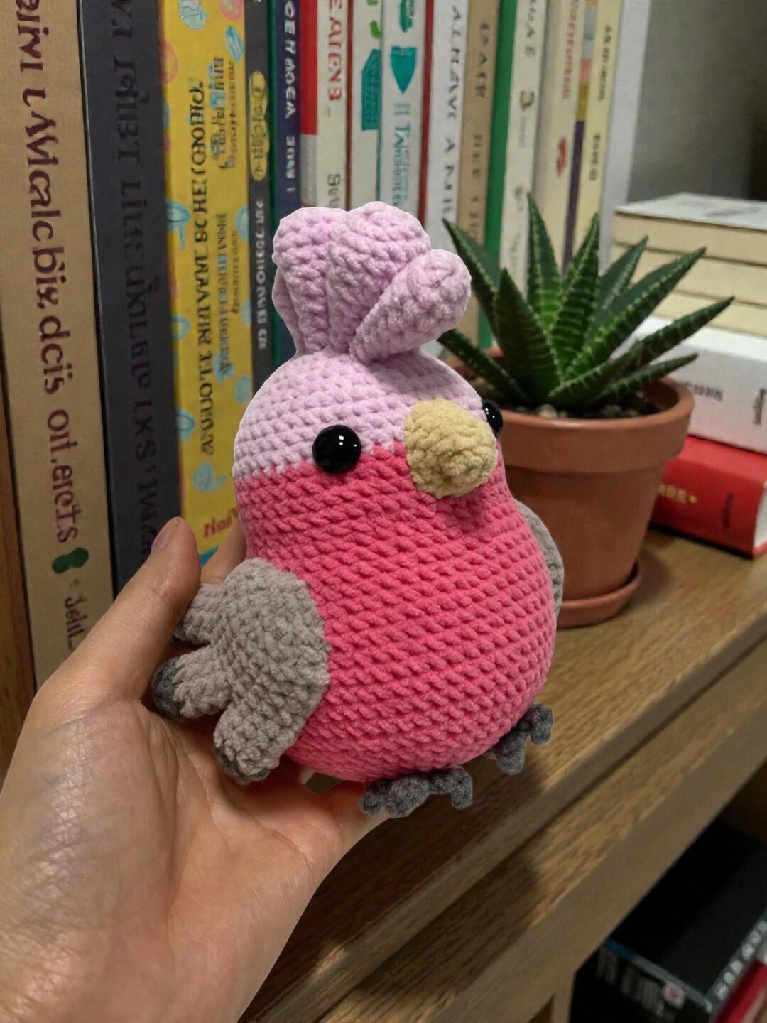 Cute Galah Cockatoo Crochet Pattern – Amigurumi Bird PDF - Etsy