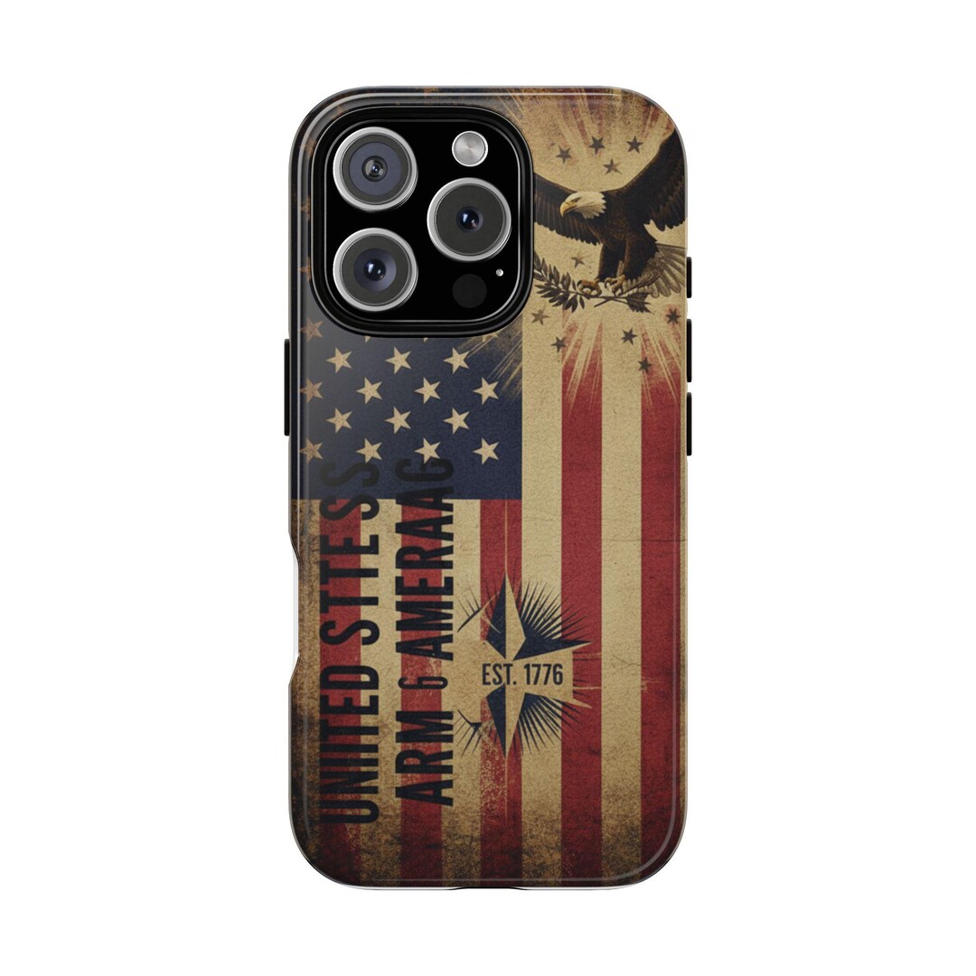 Vintage American Flag Eagle Tough Case | Patriotic Phone Cover, 1776 ...