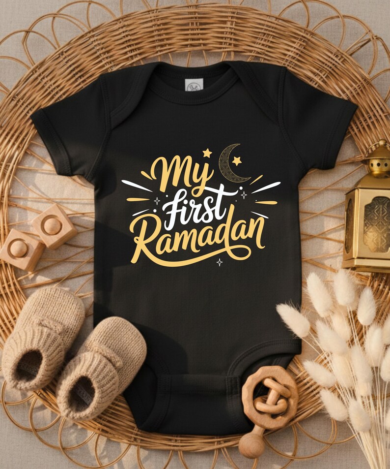 My First Ramadan PNG: Baby Milestone Islamic Design Infant Photoshoot ...