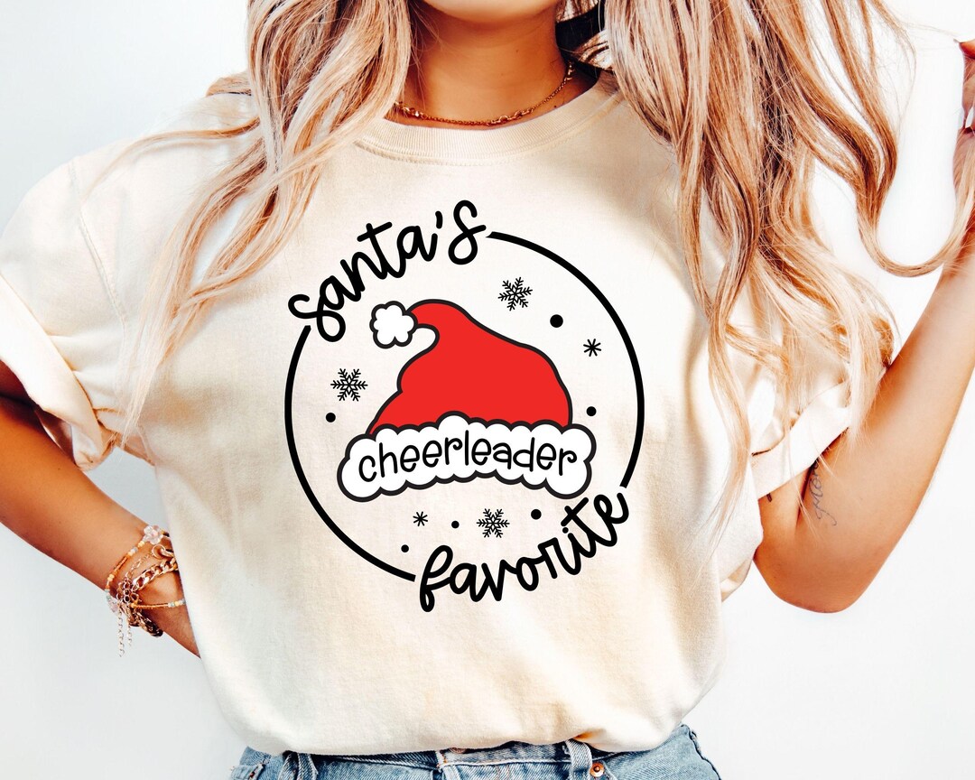 Santa's Favorite Cheerleader SVG, Christmas Cheerleader Svg ...