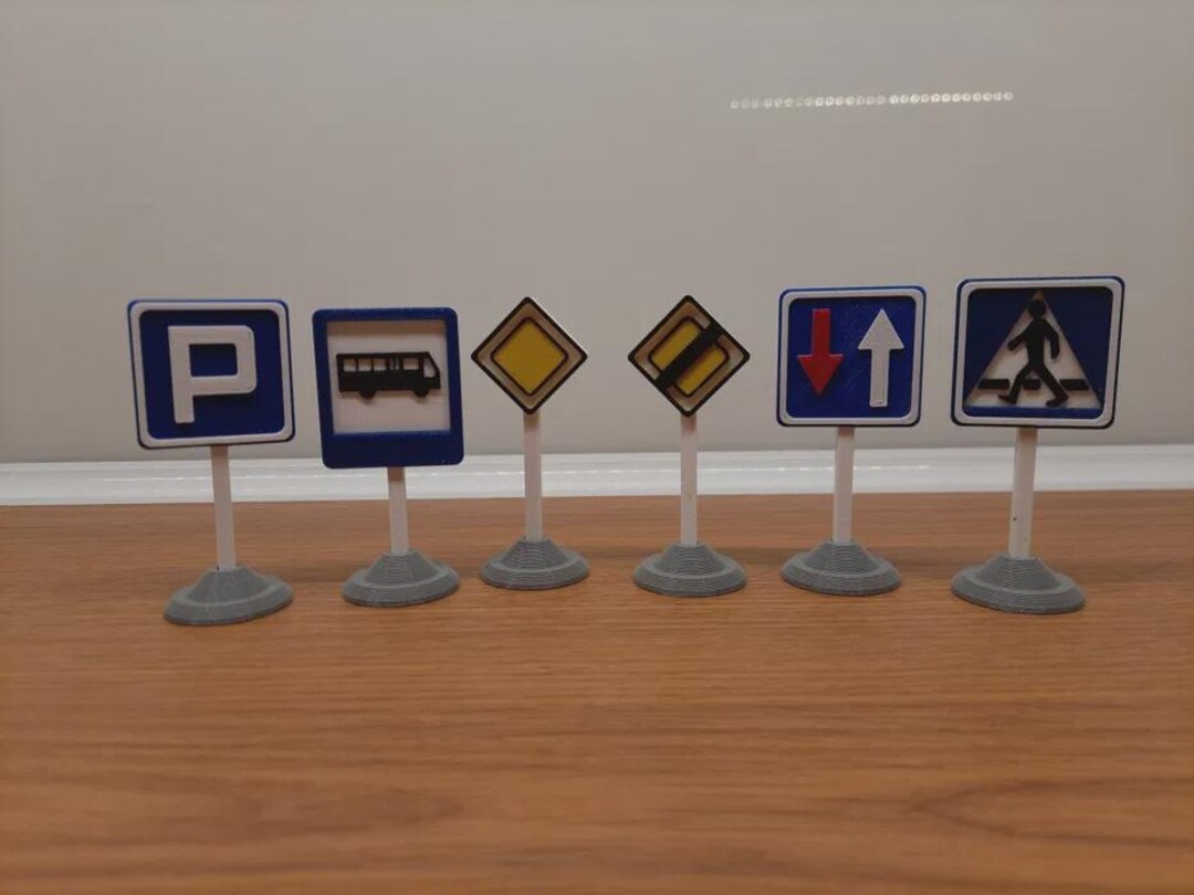 3D Road Signs - Etsy Canada