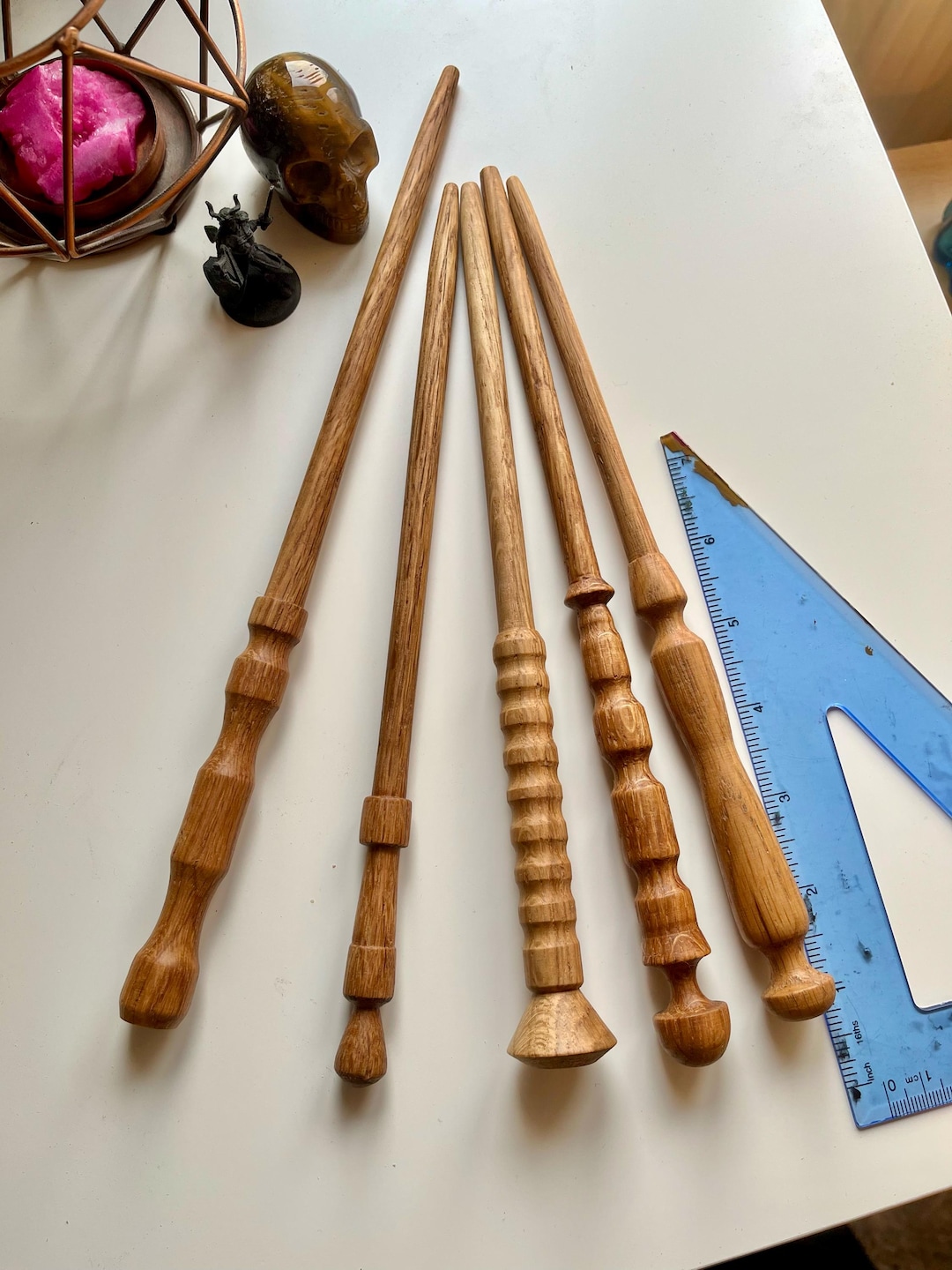 Reclaimed Wooden Wand for Wizards & Witches: Perfect for Cosplay, DND ...
