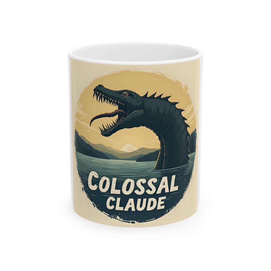 Colossal Claude Sea Monster Mug | Nautical Myth Creature Coffee Cup - Etsy