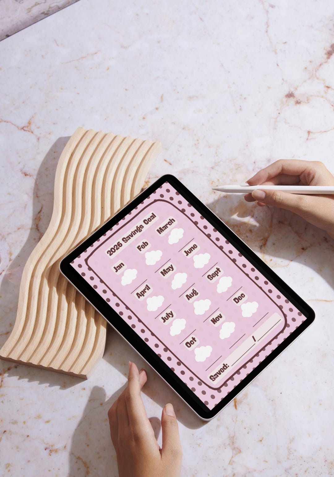 2026 Savings Goal Tracker | Pink Polka Dot Printable (digital Download ...