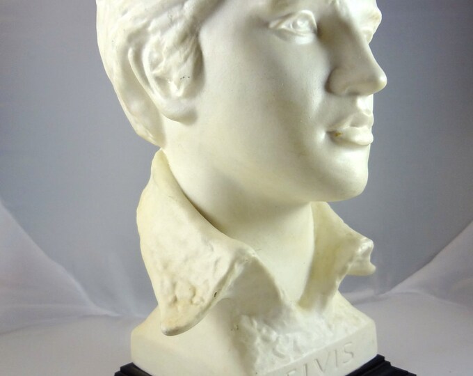 Vintage ELVIS PRESLEY Head Bust Statue Figurine Goebel 1977 Collectible ...