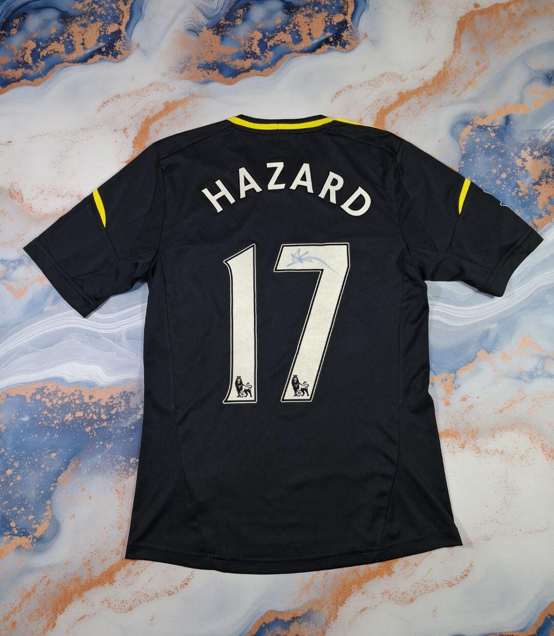 Vintage Signed Eden Hazard #17 Adidas Chelsea Jersey Autographed ...