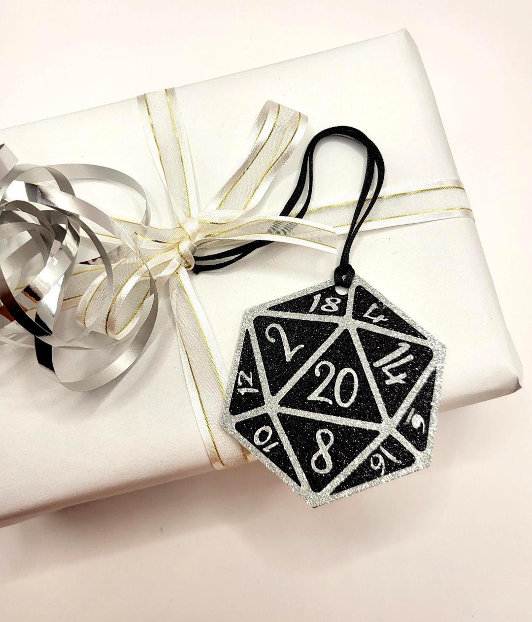 20 Sided Dice Gift Tag, RPG Tag for Presents, Dungeons and Dragons ...