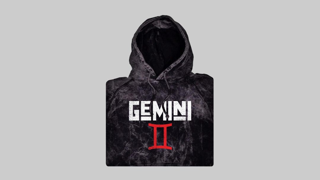 Gemini Hoodie: Vintage-wash Ring-spun Cotton - Etsy