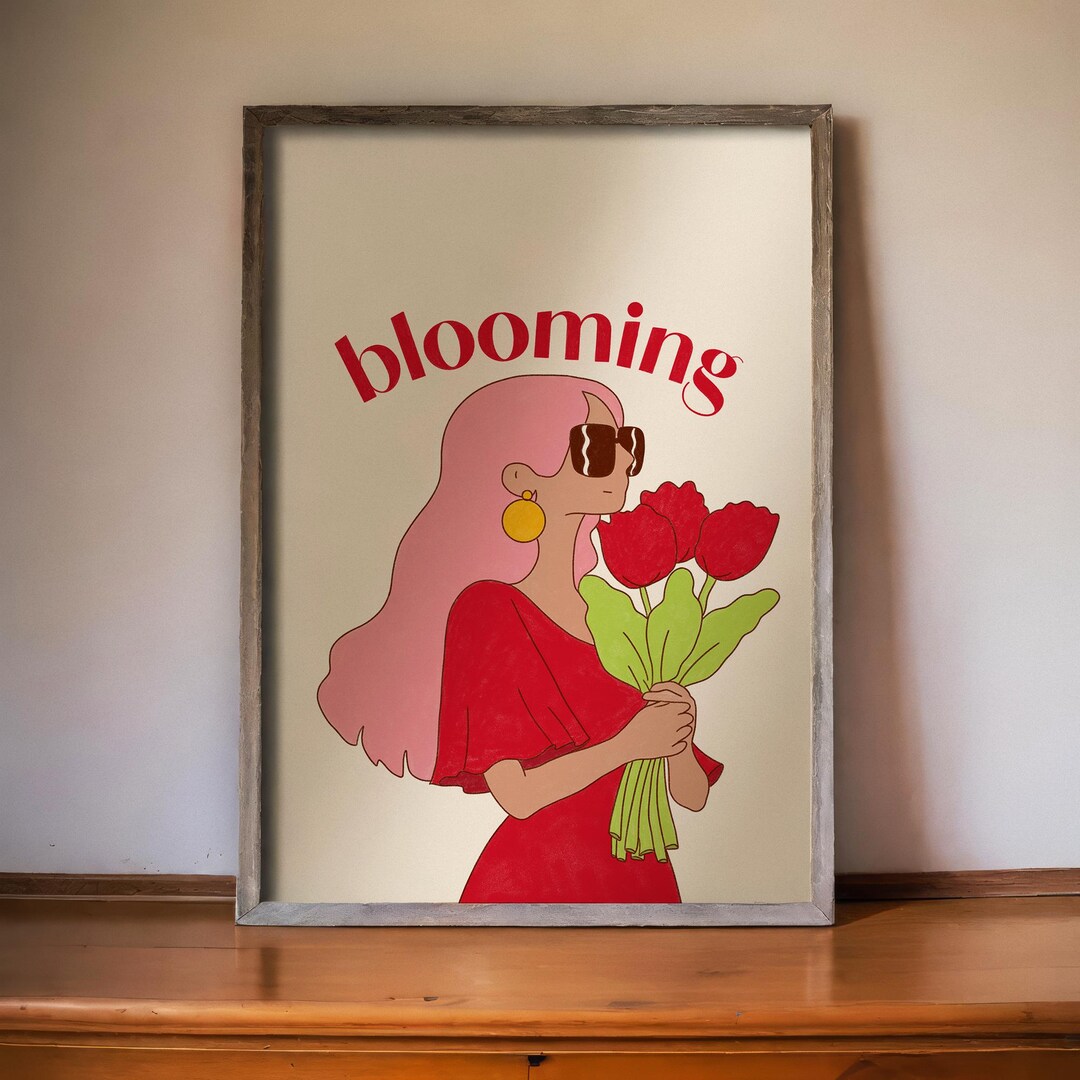 Blooming: Printable Wall Art - Etsy