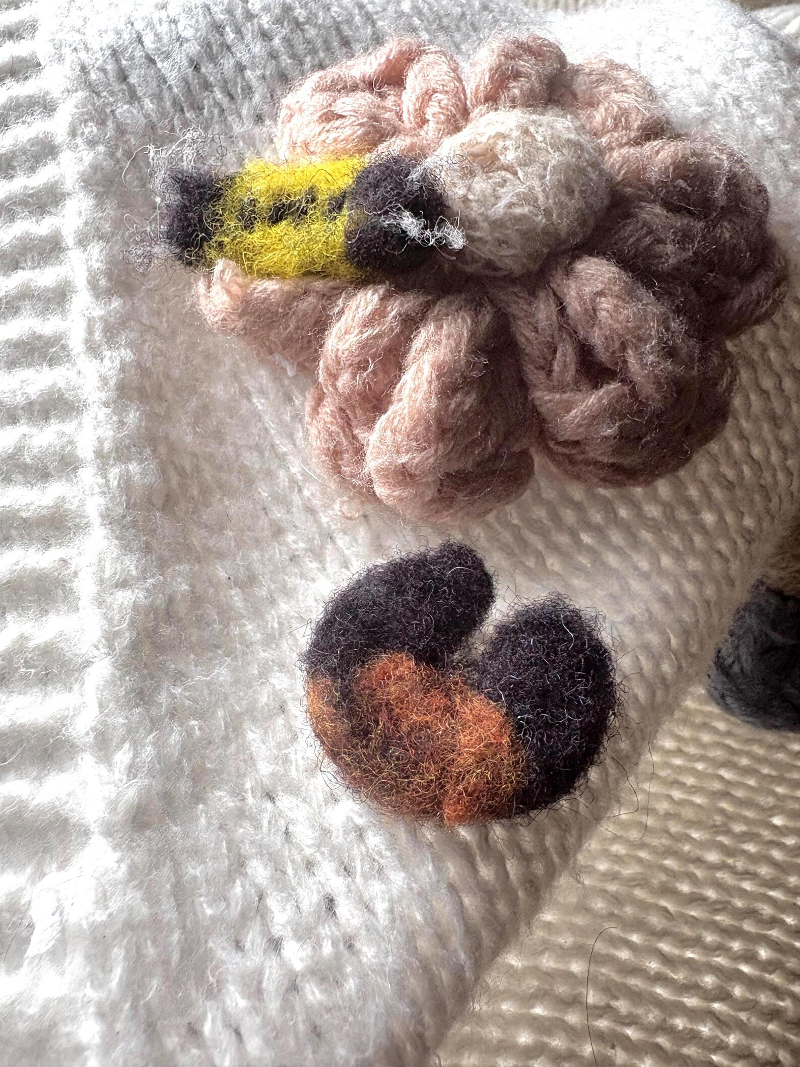 Felted Woolly Bear Caterpillar Pins - Etsy