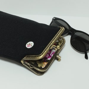 Double Pockets Eyeglasses Case Eyeglass Case Handmade Gift - Etsy