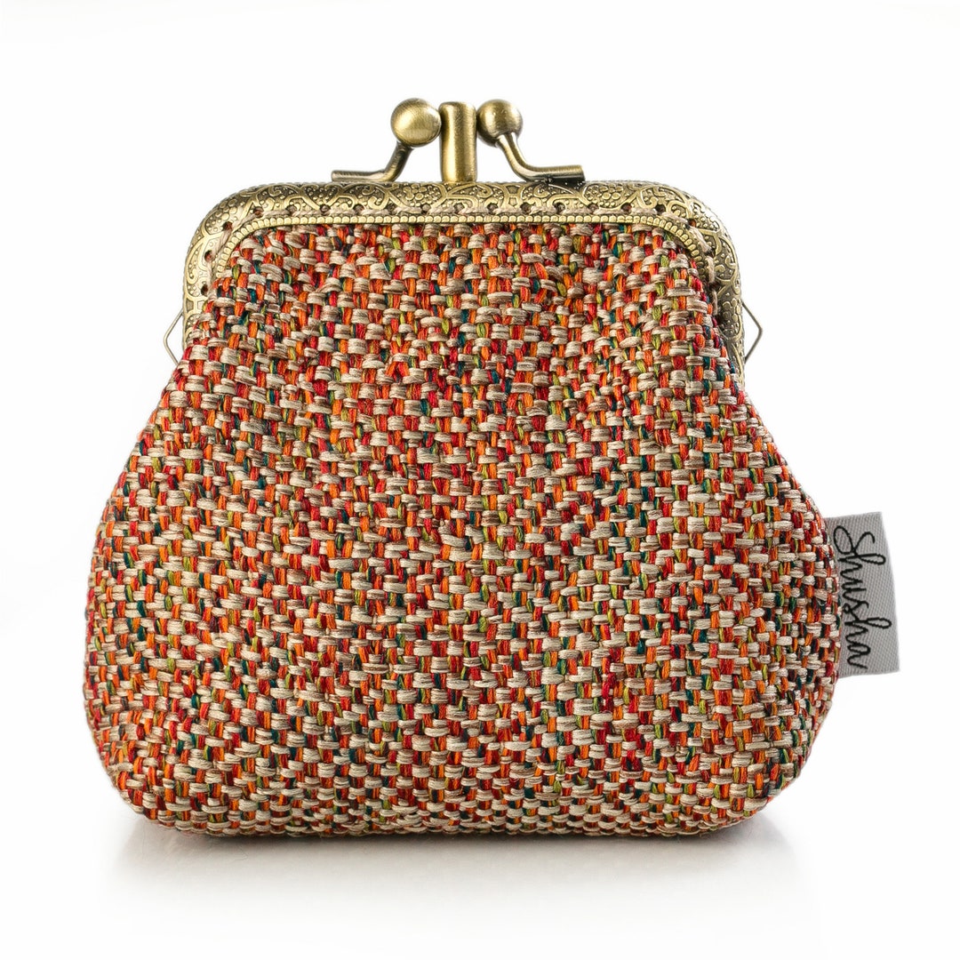 Coin Purse Wallet, Double Pocket Coin Purse, Personalized Initial Coin ...