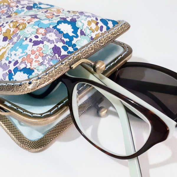 Travel Double Eyeglass Case - Etsy