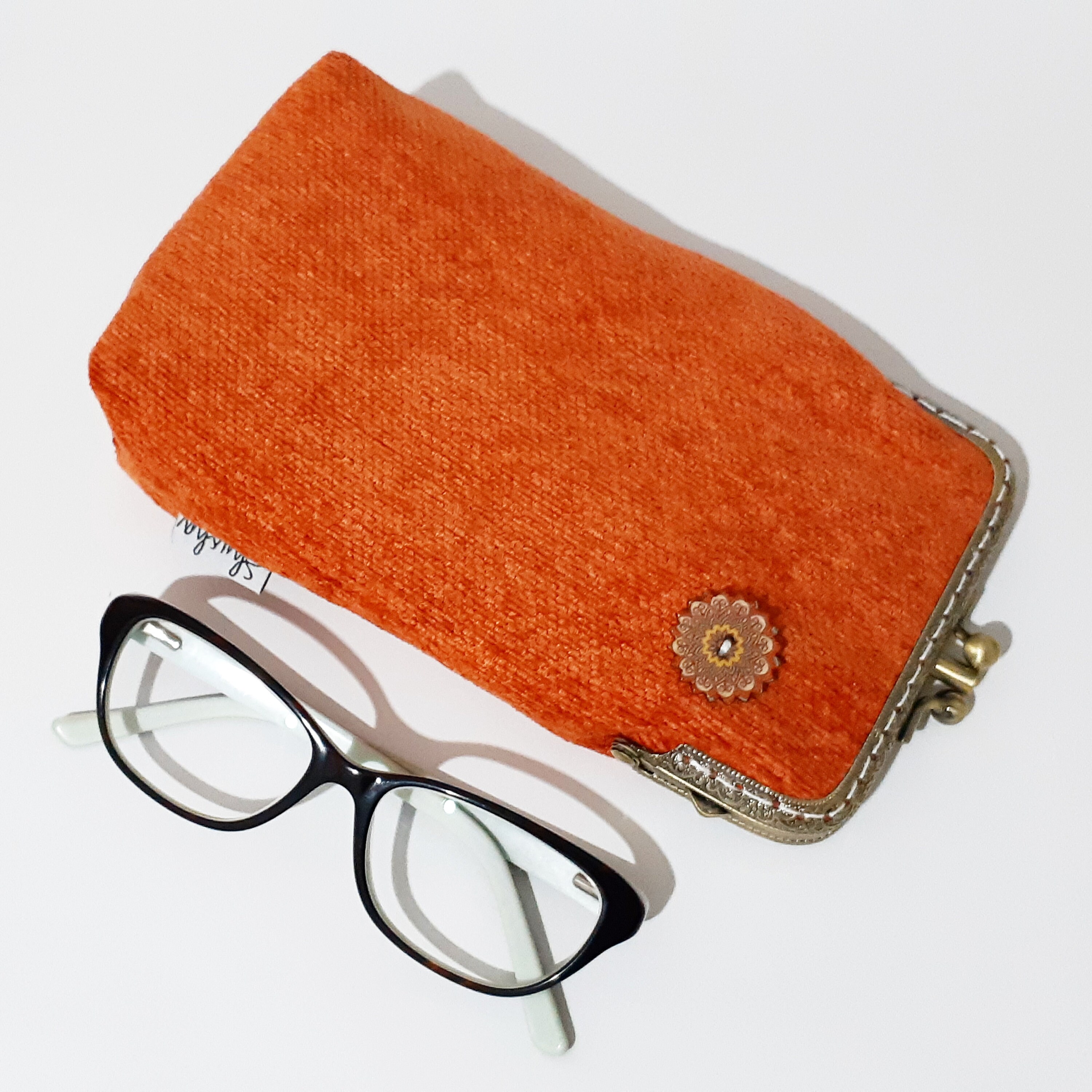 Double Pockets Eyeglasses Case Eyeglass Case Handmade Gift | Etsy