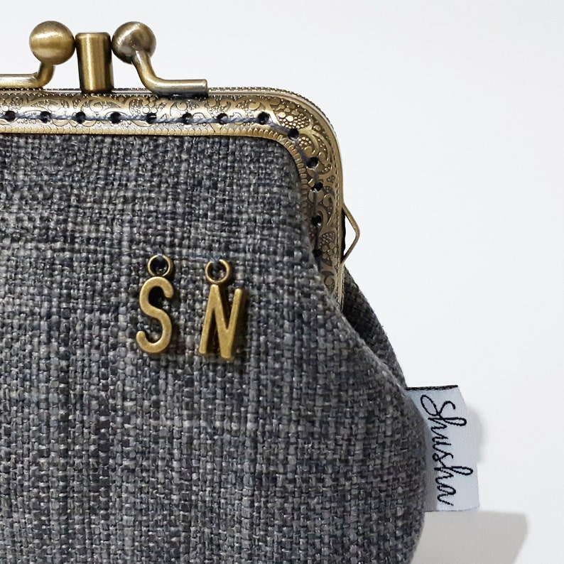 Double Kiss Lock Purse Personalized Women Gift Kiss Lock | Etsy