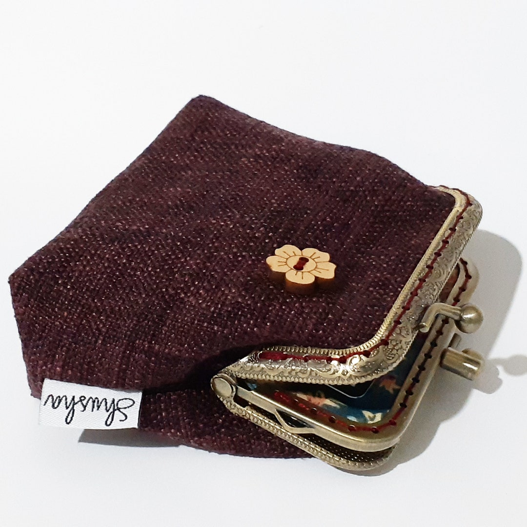 Kiss Lock Coin Purse Double Pockets Coin Purse Kiss Lock - Etsy Israel