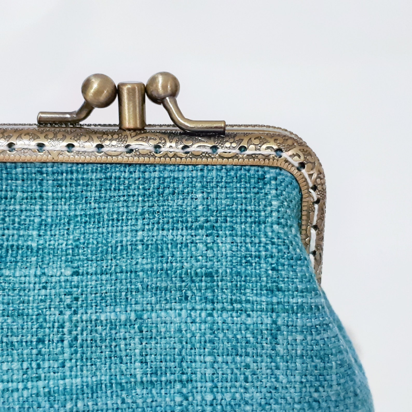 Double Kiss Lock Purse, Personalized Women Gift, Kiss Lock Coin Purse ...