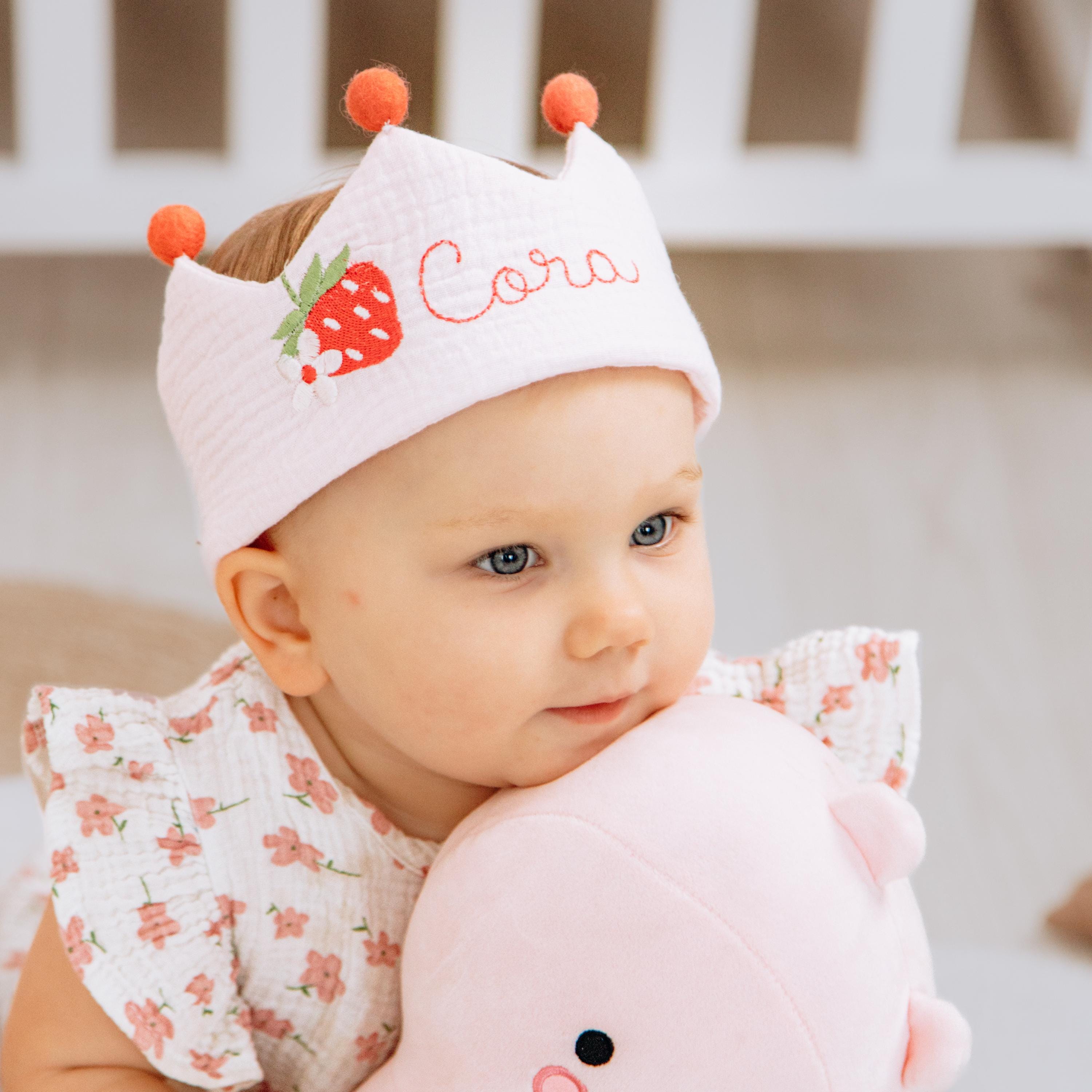Silly Goose 1st Birthday Crown - Muslin Crown 1 Year Old Personalized ...