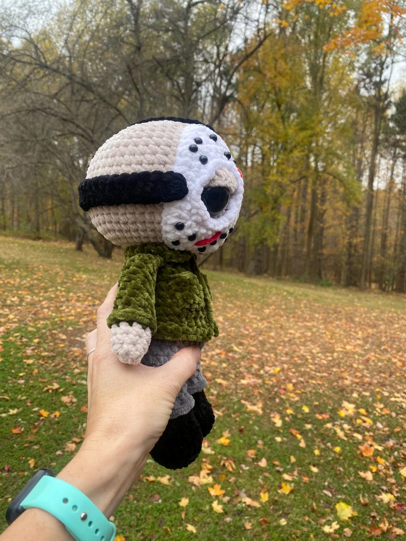 Crochet Jason Voorhees Plush Doll: Horror Decor, Gift - Etsy