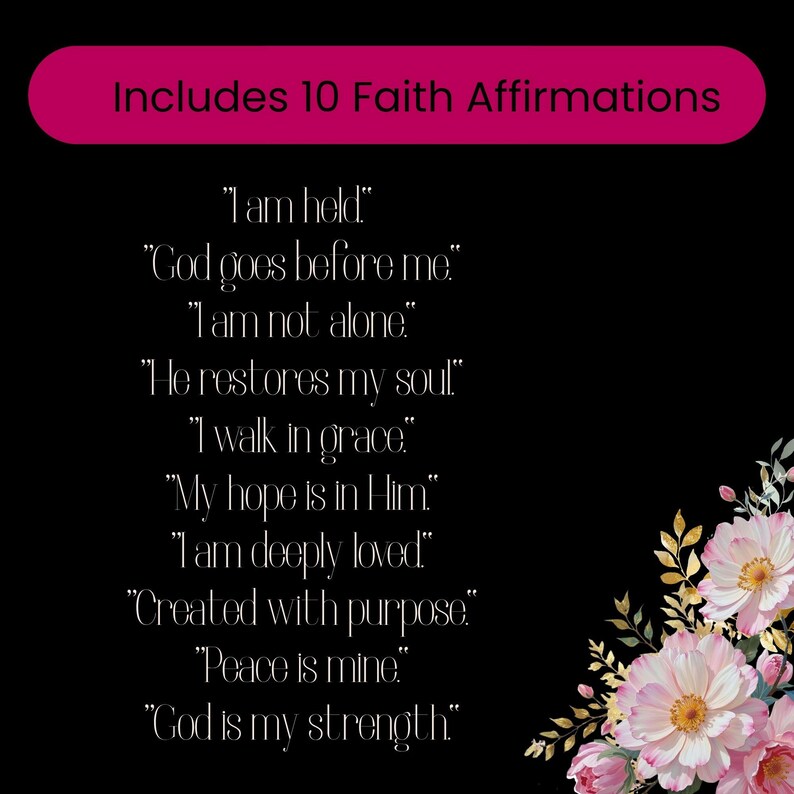 Christian Phone Wallpapers Set | Floral Faith Wallpapers Bundle | Bible ...