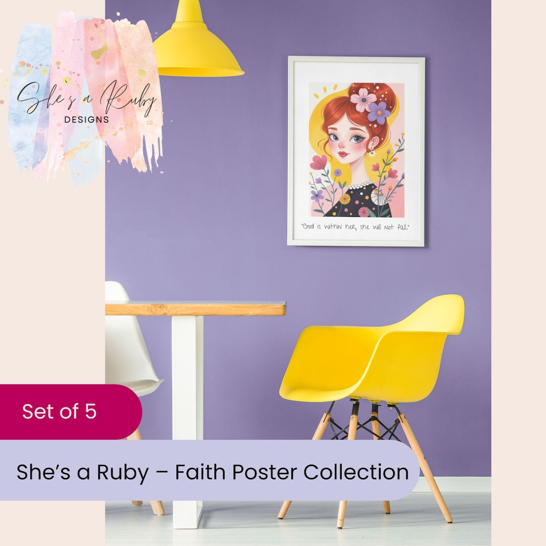 Christian Bible Verse Prints for Women | Scripture Art Gift | Faith ...