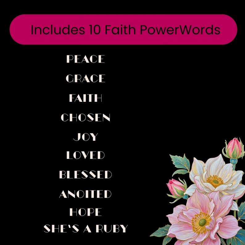 Christian Phone Wallpapers Set | Floral Faith Wallpapers Bundle | Bible ...