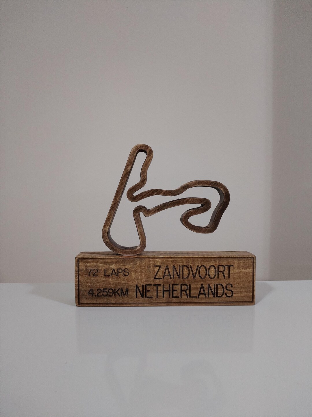 F1 Track Sculpture – Zandvoort Circuit | Wooden Formula 1 Track ...
