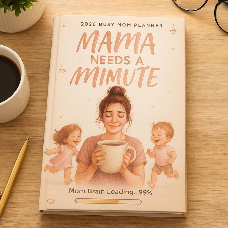 2026 Busy Mom Planner | Printable A4 MAMA Life Planner + Editable Canva ...