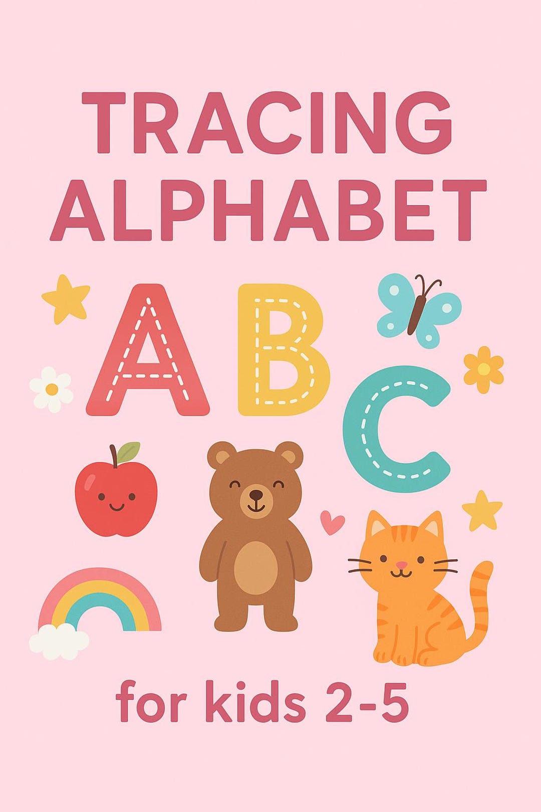 Tracing Alphabet Book - Etsy