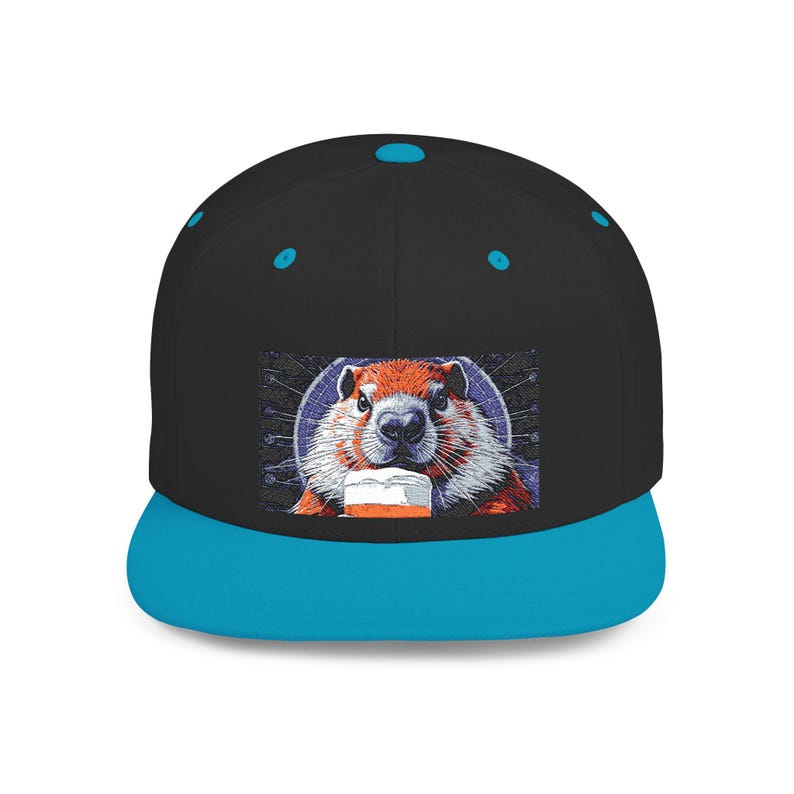 Beaver Snapback Hat, Custom Animal Cap, Wildlife Baseball Cap ...