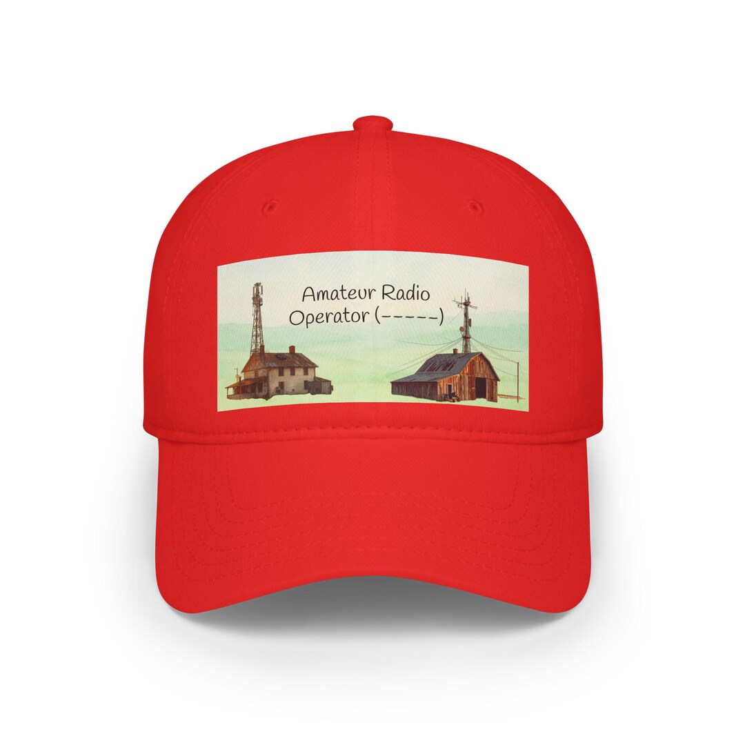 Amateur Radio Operator Hat| Low Profile Baseball Cap, Ham Radio Design ...
