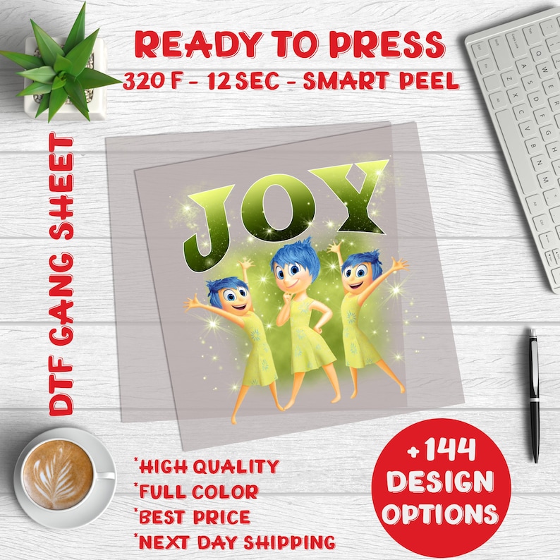 Inside Out All the Feelings Dtf, Inside Out Core Memory Day Ready to ...