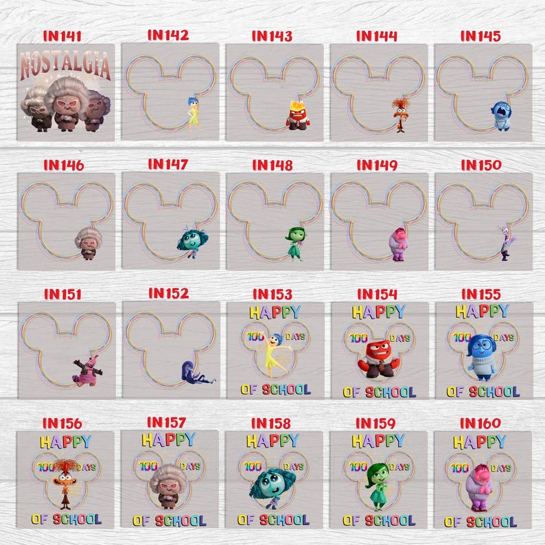 Inside Out All the Feelings Dtf, Inside Out Core Memory Day Ready to ...