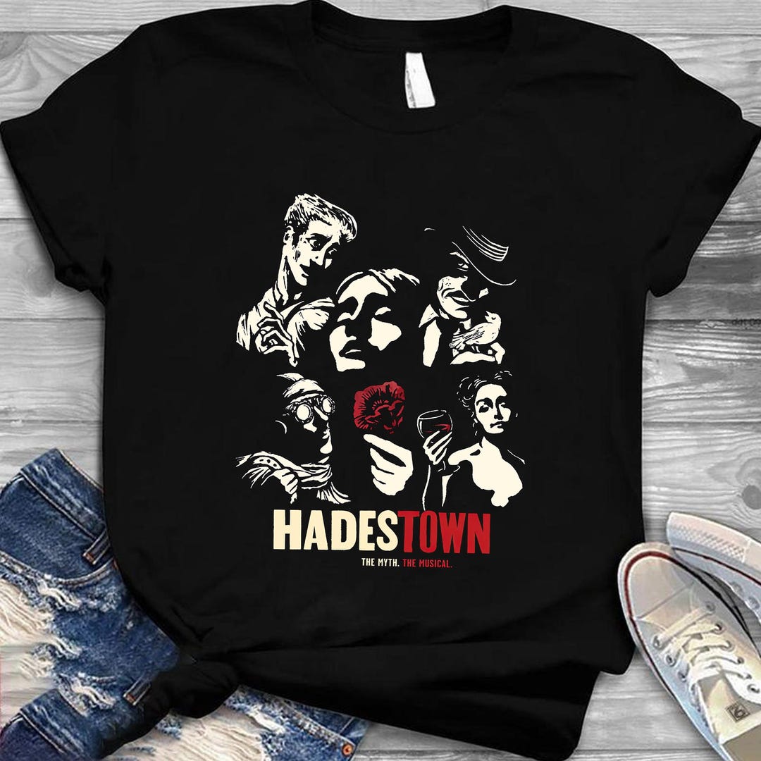 Hadestown Flower Merch Tee Logo Hadestown Flower Merch Unisex Shirt T ...