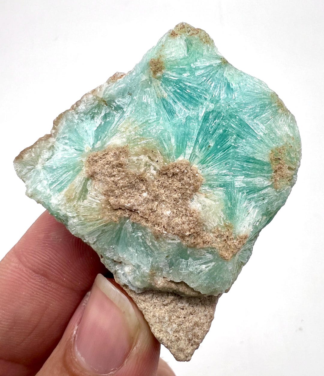 Natural Blue Flower Aragonite Specimen Nice Lister From Afghanistan ...