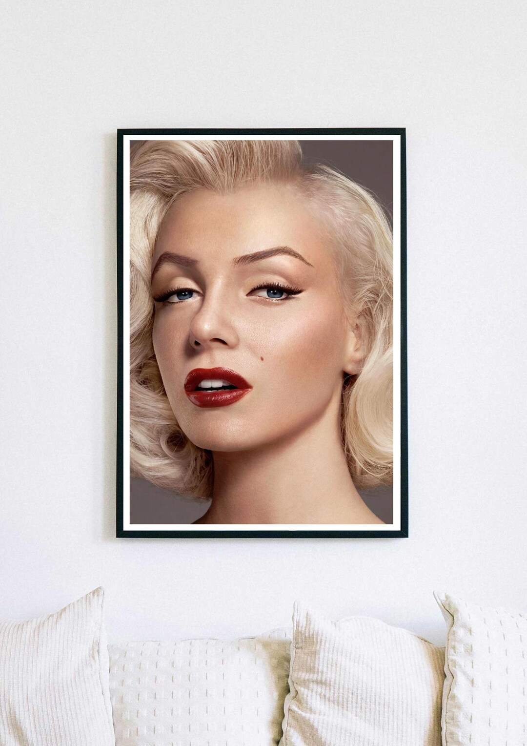 Marilyn Monroe Cinematic Portrait | Vintage Hollywood Wall Art ( Print ...