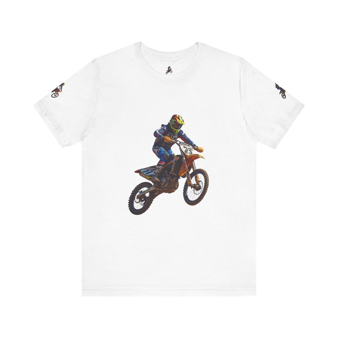 Motocross Rider Dirt Bike Tee | Motorcycle Jump T-shirt - Etsy