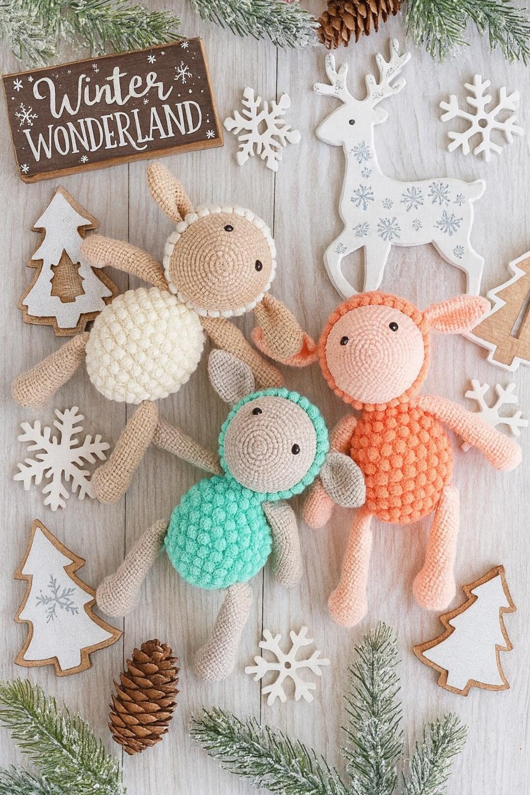Popcorn Lamb Amigurumi – Cute Crochet Sheep Pattern,soft Lamb Toy ...